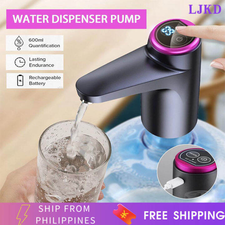 Water Dispenser Pump Portable USB Wireless Water Pump Rechargeable ...