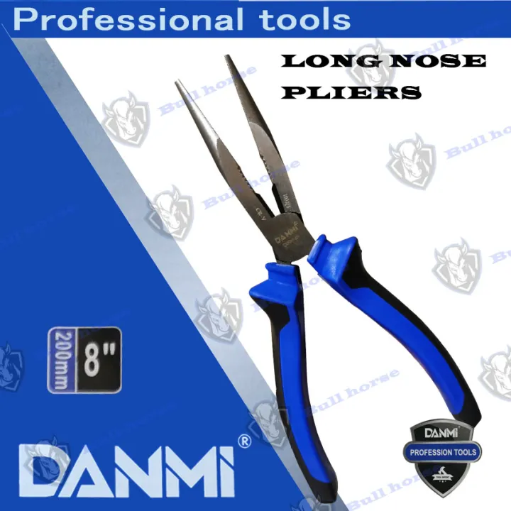 (Bull horse)Danmi LONG NOSE PLIERS 8" | Lazada PH