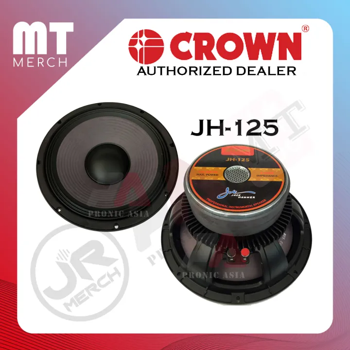 Crown 12" Jack Hammer (JH-125) 500 watts Instrumental Speaker + SC12 Free Screen | Lazada PH