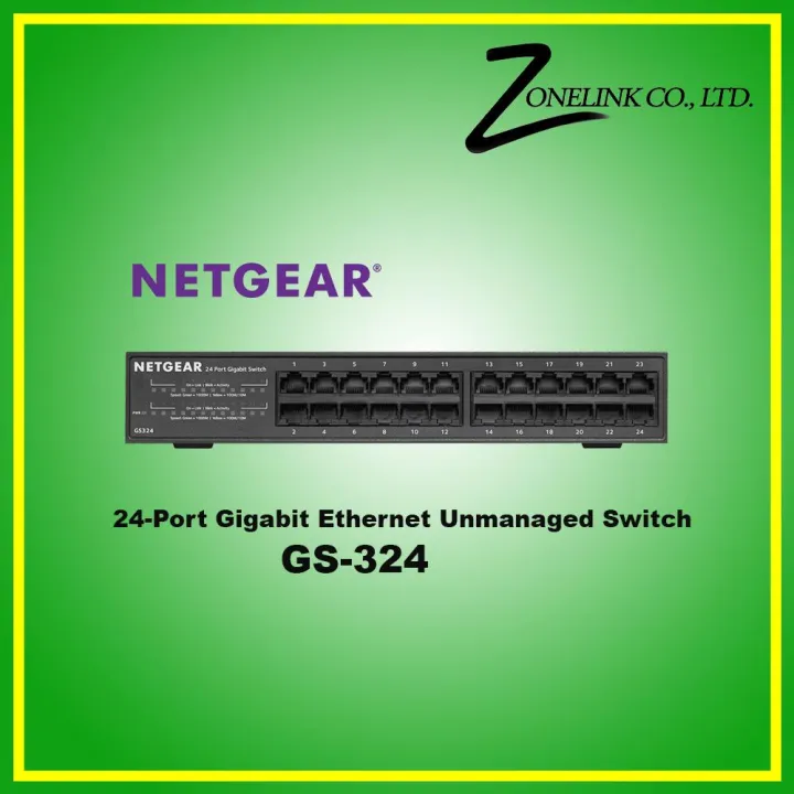 Netgear Gigabit 24 Port GS324 | Lazada.co.th