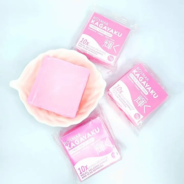 LEGIT Rosmar Kagayaku Citrus Scent Soap 10x instant whitening pekas ...