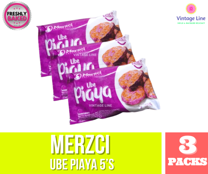 MERZCI PASALUBONG Ube Piaya Small Pack 5pcs (3 PACKS) | merzci piaya ...