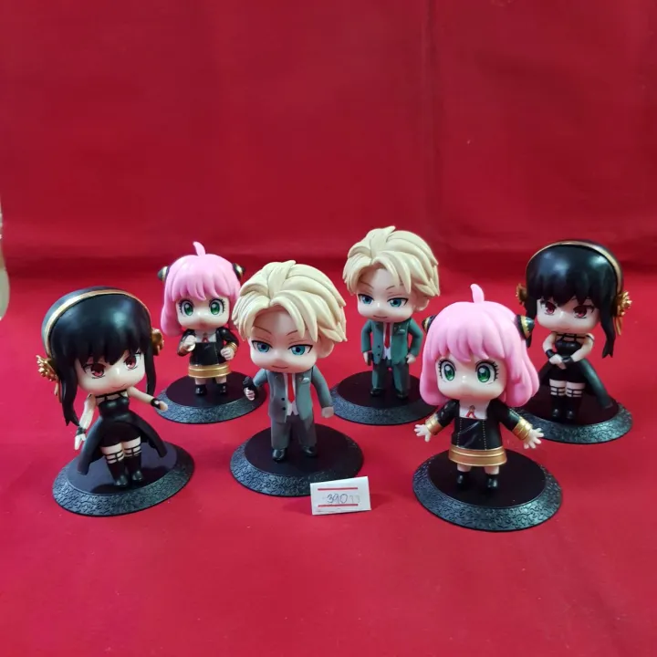 Spy x Family โมเดลสปายเอ็กซ์แฟมิลี่ เซต6ตัว | Lazada.co.th