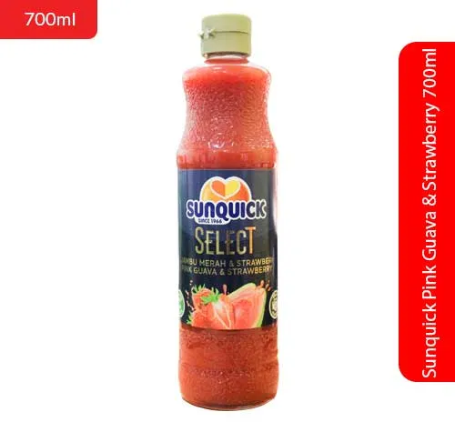 sunquick รส pink guava strawberry 700 Ml. | Lazada.co.th