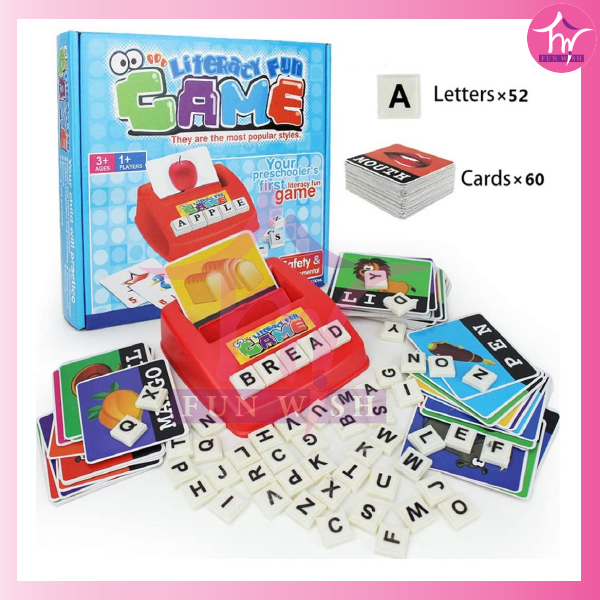 Matching Letter Game, Alphabet Reading & Spelling, Words & Objects ...