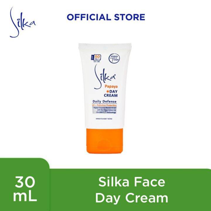 Facial moisturizer Silka Face Day Cream 30ml | Lazada PH