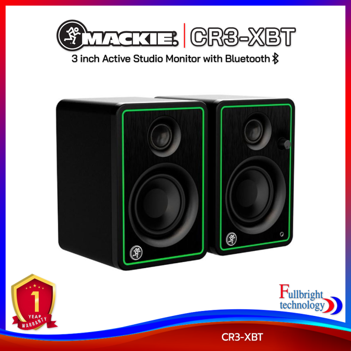 Mackie CR3-XBT 3" Active Studio Monitor with Bluetooth 4.2 (Pair) ลำโพง Multimedia พร้อม ...
