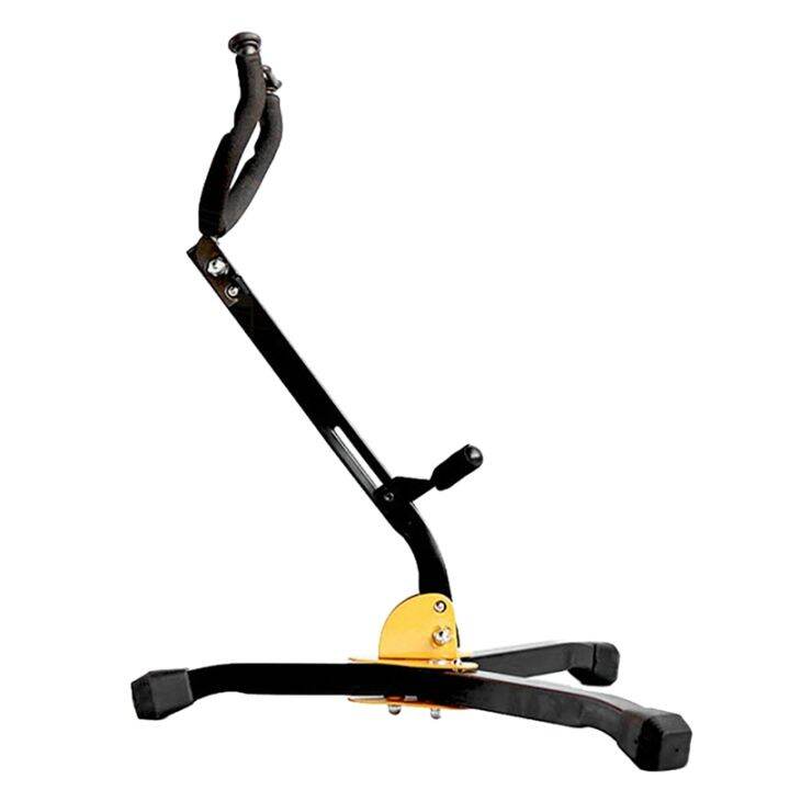 Saxophone Stand Folding Alto and Tenor Sax Stand Portable Triangle Base ...