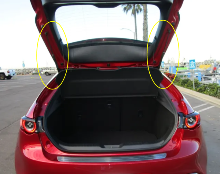 Rear Tailgate Lift Support For Mazda 3 Hatchback 2019 2020 2021 2022 ...
