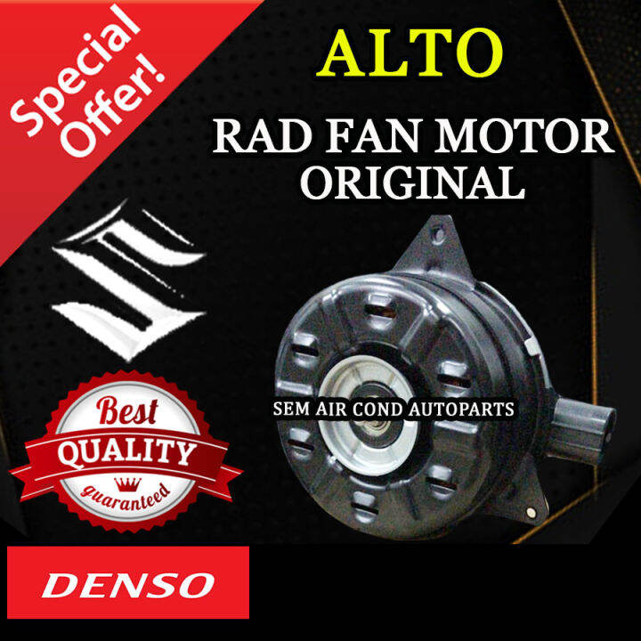 SUZUKI ALTO ORIGINAL DENSO ND RAD/ RADIATOR FAN MOTOR (CAR AIRCOND ...