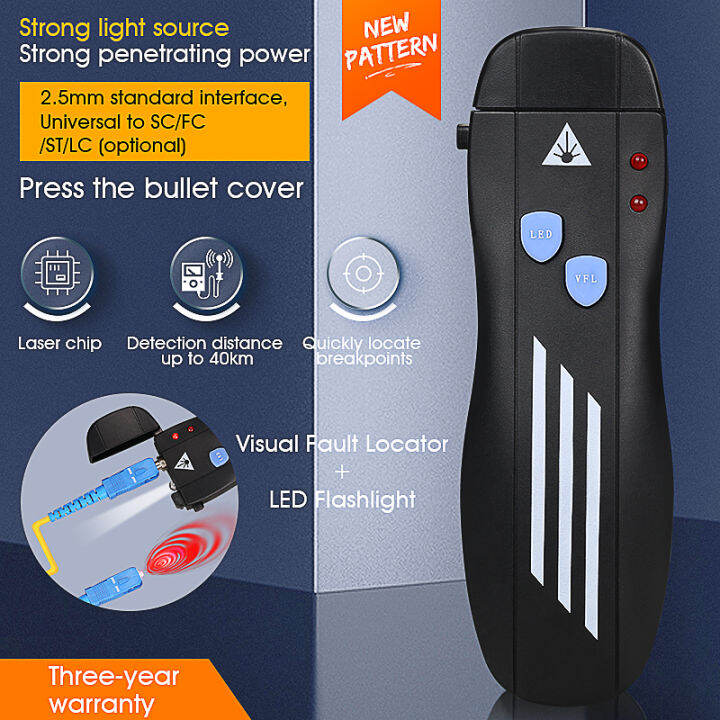 Mini 1/10/20/30/50mW Visual Fault Locator Fiber Optic Cable Tester 5 ...