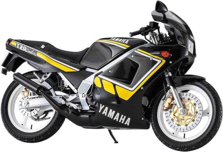 Langsung dari Jepang Hasegawa 1/12 Yamaha TZR250 (2AW) Model plastik hitam Yamaha baru 21743 ...