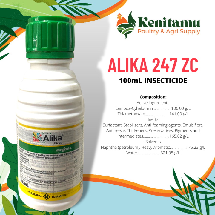 ALIKA 247 ZC 100mL INSECTICIDE BY: SYNGENTA FOR PLANT CARE AND CROPS ...
