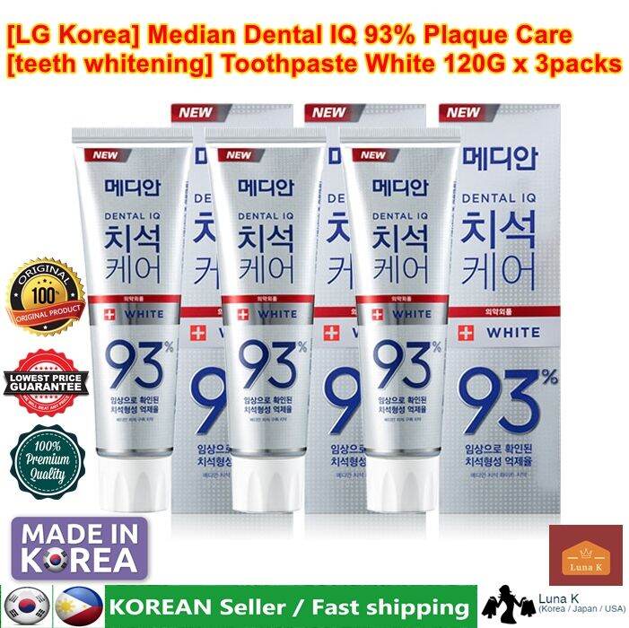 [LG Korea] Median Dental IQ 93% Plaque Care [teeth whitening ...