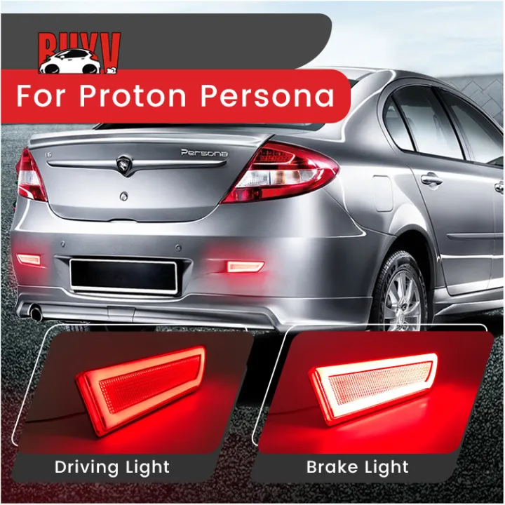 BuyV For Proton Persona LED Rear Bumper Light 2-Function Driving Light ...