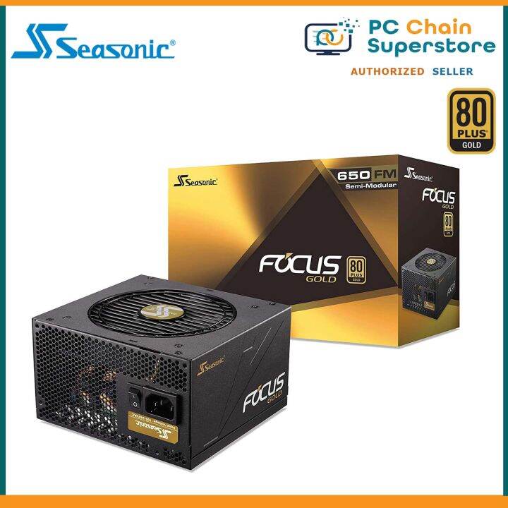Seasonic Focus GM-650 650W 80 Gold Semi Modular with Silent Fan Control ...