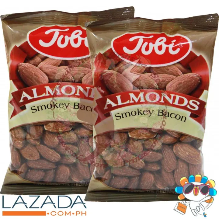 Tobi Almonds Nuts Smokey Bacon 100g 2 packs | Lazada PH