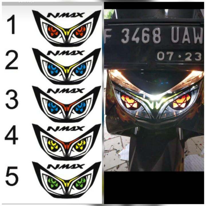 Stiker Sticker Mata Mangekyou Sharingan Lampu Nmax Lazada Indonesia