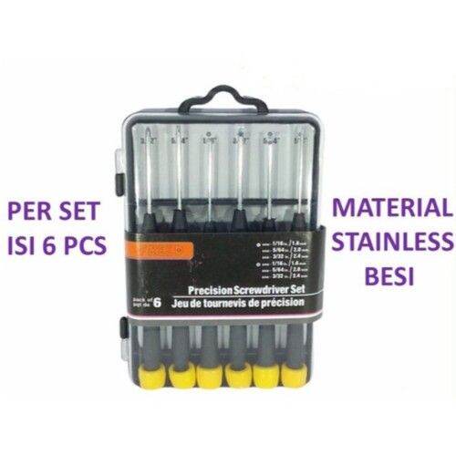 Freed Precision Screwdriver Servis Jam Kacamata Obeng Mini SET 6 Pcs ...