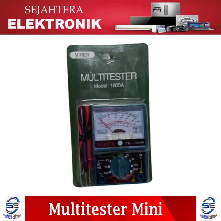 MULTITESTER VIPER YX - 1000A Avometer - Analog Kecil Avo Analog ...