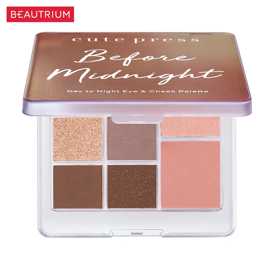 CUTE PRESS Before Midnight Day to Night Eye & Cheek Palette พาเลท ...