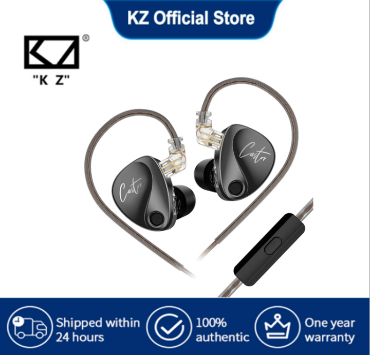 KZ Castor In-Ear Headphones Dual Dynamic 2DD 10mm+8mm HIFI headset ...