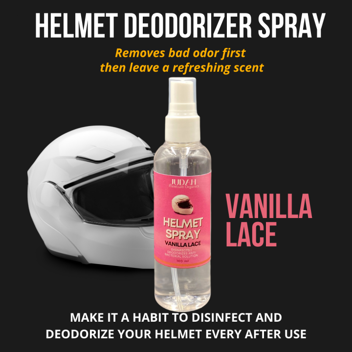 Helmet Deodorizer Antibacterial Spray Vanilla Lace (100ml/50ml) | Lazada PH