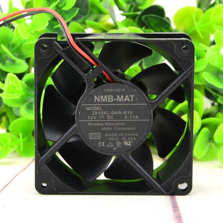 NMB-MAT 7 12V 0.11A 7025 2810KL-04W-B10 7ซม. คอมพิวเตอร์พัดลมเงียบพิเศษ ...