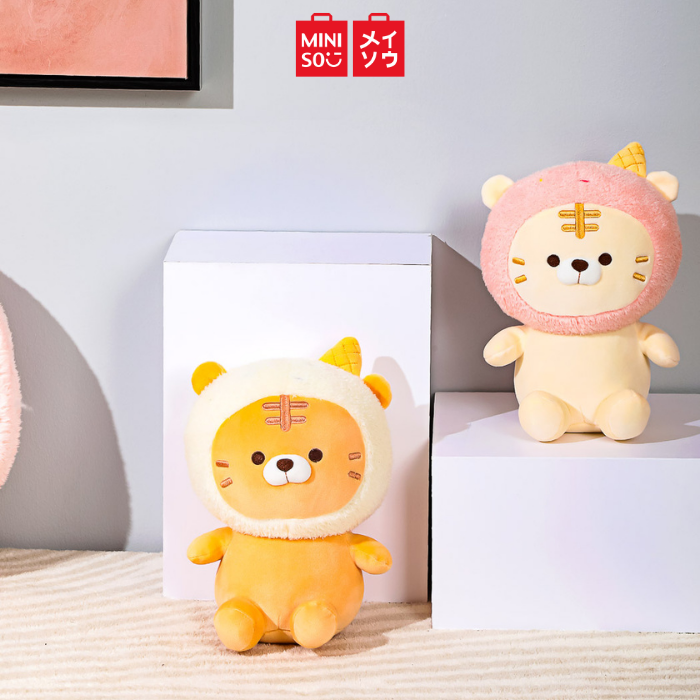 Miniso Mini Family Valentine Series Ice Cream Sitting Tiger Cake Polar ...