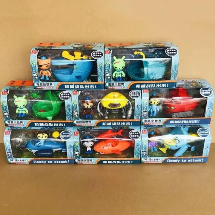The Octonauts Action Figure Toy Peso Captain Kwazii Model Toys Cartoon ...