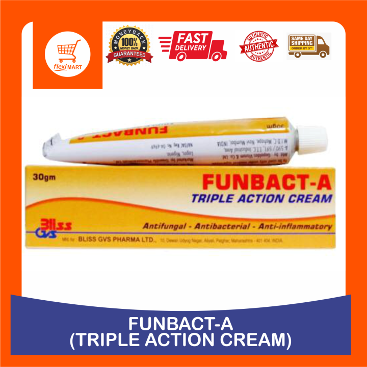 Funbact - A Triple Action Cream 30g | Lazada