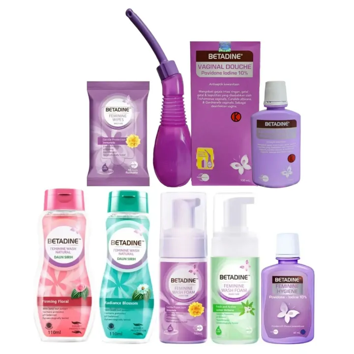 BETADINE Feminine Hygiene Wash Foam Wipes & Douche | Lazada Indonesia