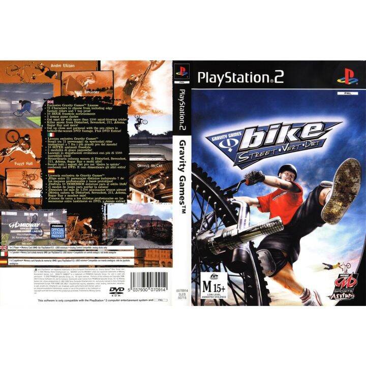 แผ่นเกมส์ PS2 Gravity Games Bike Street Vert Dirt คุณภาพ ส่งไว | Lazada ...