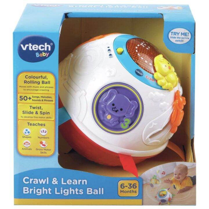 VTECH Crawl & Learn Bright Lights Ball | Lazada