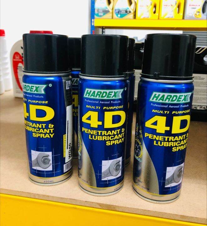 Hardex Multi Purpose WD4D Penetrant & Lubricant Spray Antirush HD440 ...