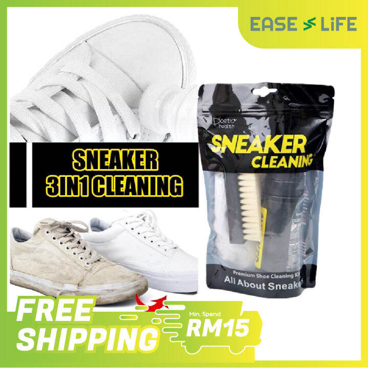 Sneaker Cleaner Cleaning Set Ingredients Formula Shoe CLeaner Cleaning ...