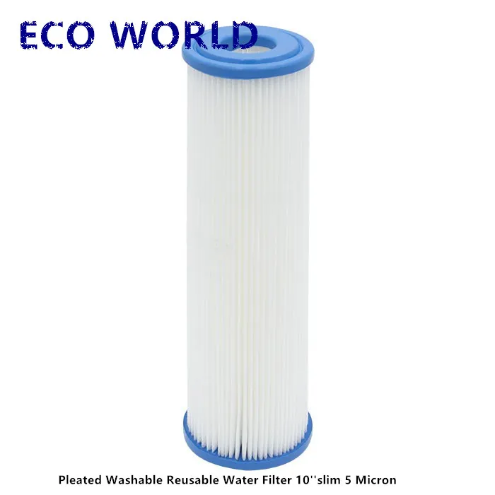 Pleated Washable Reusable Water Filter 10 Inches Slim 5Micron | Lazada PH