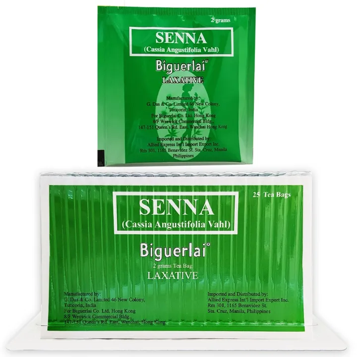 BIGUERLAI TEA SENNA LEAVE 25pcs/pack | Lazada PH
