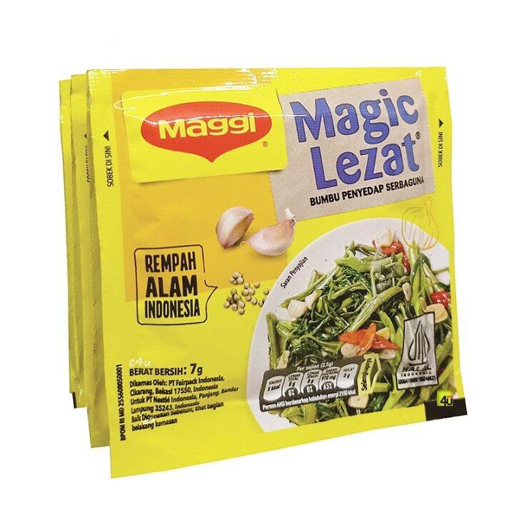 Maggi - Magic Lezat Bumbu Penyedap Rasa ORIGINAL - 6 sachet | Lazada ...