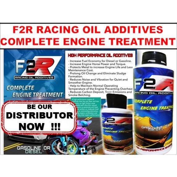 F2R RACING OIL ADDITIVES COMPLETE ENGINE TREATMENT -- 60ML AND 250ML ...