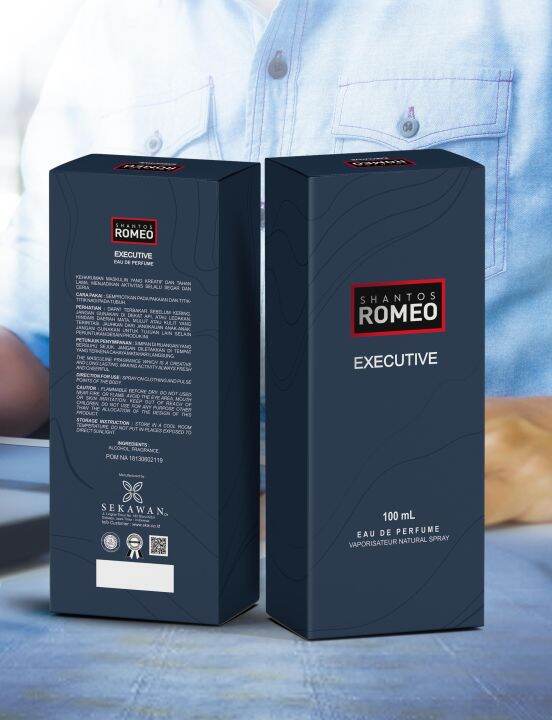 Shantos Romeo Eau De Parfume Executive 100ml | Lazada Indonesia