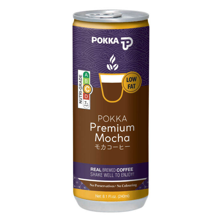 Pokka Premium Mocha Coffee Drink 240Ml - Pack Of 3 | Lazada PH