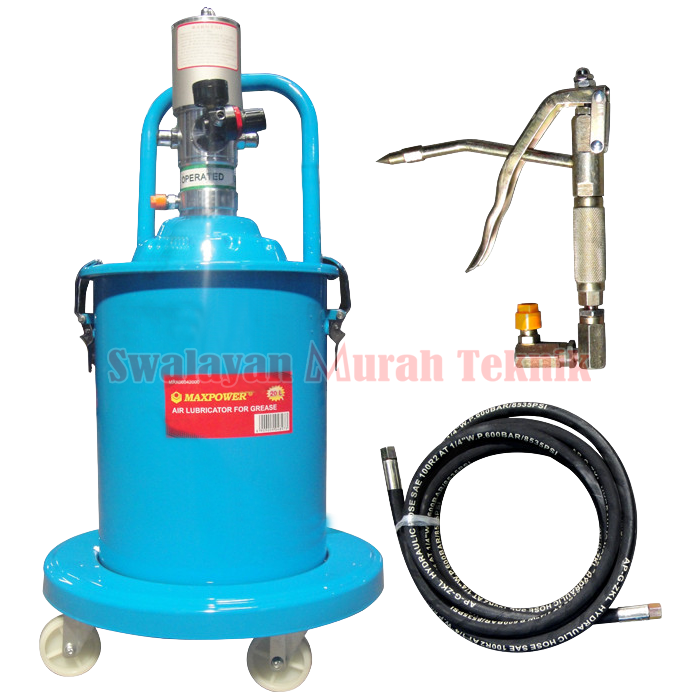 MAXPOWER M66402 Pompa Gemuk Angin 20L Air Grease Lubricator Original ...