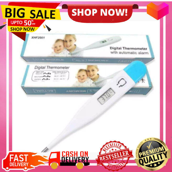 100% High Quality Digital Thermometer Clinical With Automatic Alarm ...