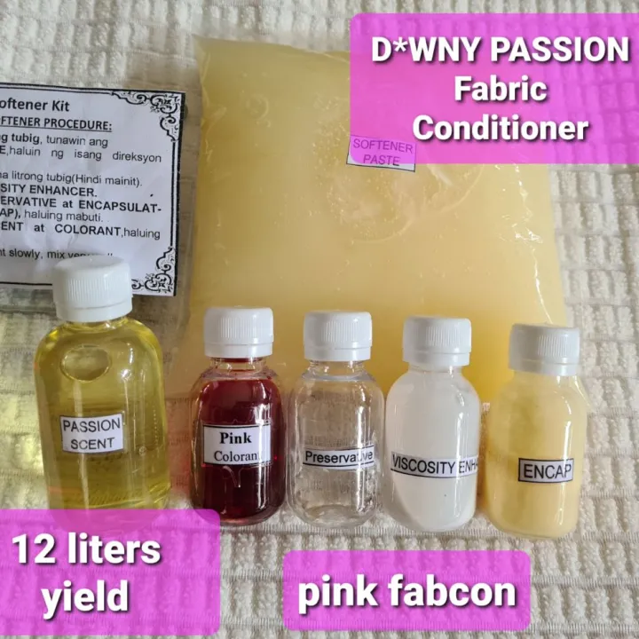 Fabric Conditioner, DIY KIT, D. PASSION, 12-14 LITERS YIELD, PINK ...