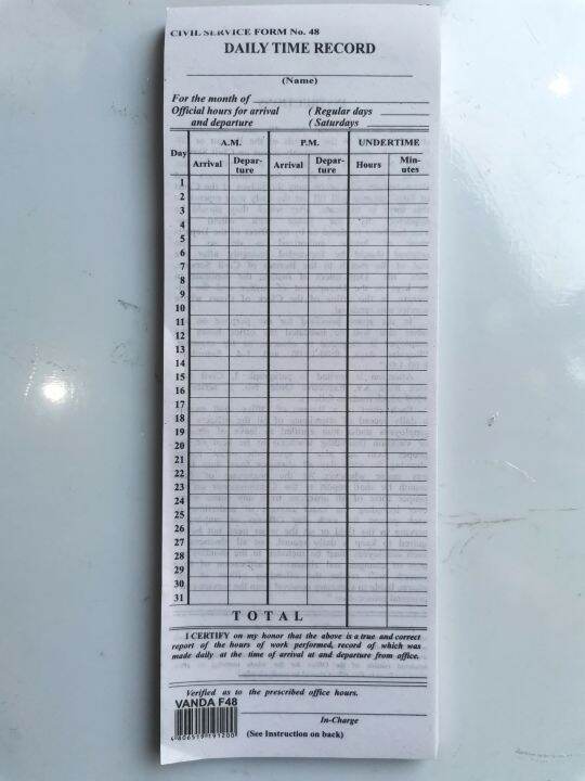 1pad/100pcs DTR Paper | Lazada PH