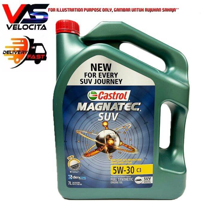 CASTROL MAGNATEC SUV 5W-30 C3 FOR PETROL & DEISEL ENGINE (7LITRE) | Lazada
