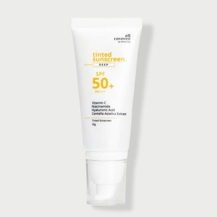 GHY-All Covered By Anna Cay Tinted Sunscreen Spf 50 Deep | Lazada PH