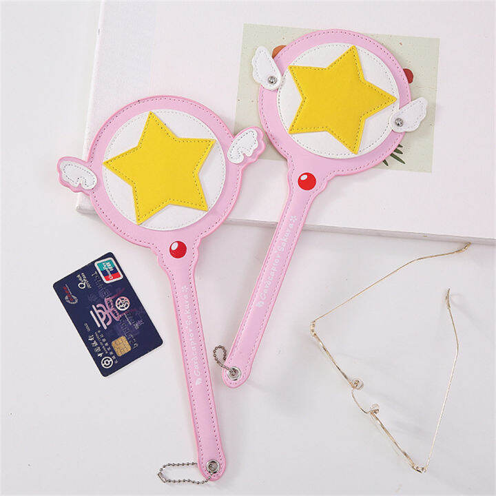 Keepwarm Anime magic wand props Ferrule Wing ferrule Girl Sakura Star ...