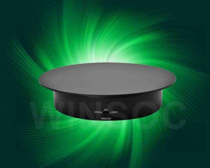 Rotating Display Stand 23.8cm supports 5kgs multi-way powering 360 ...